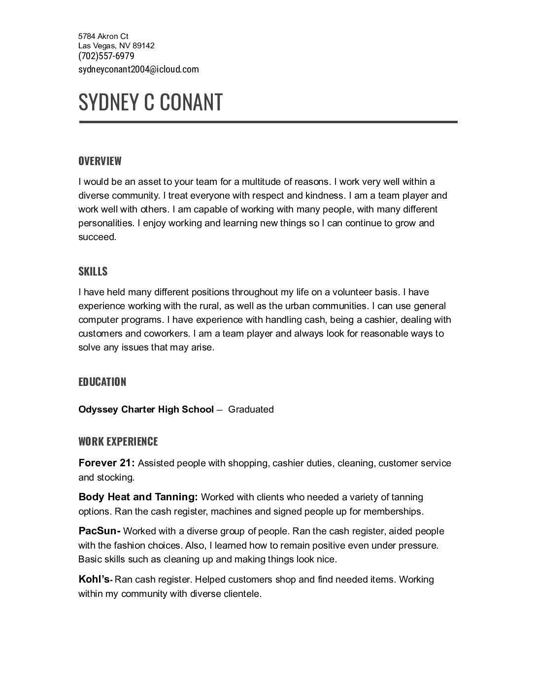 Conant S. | Ace Models