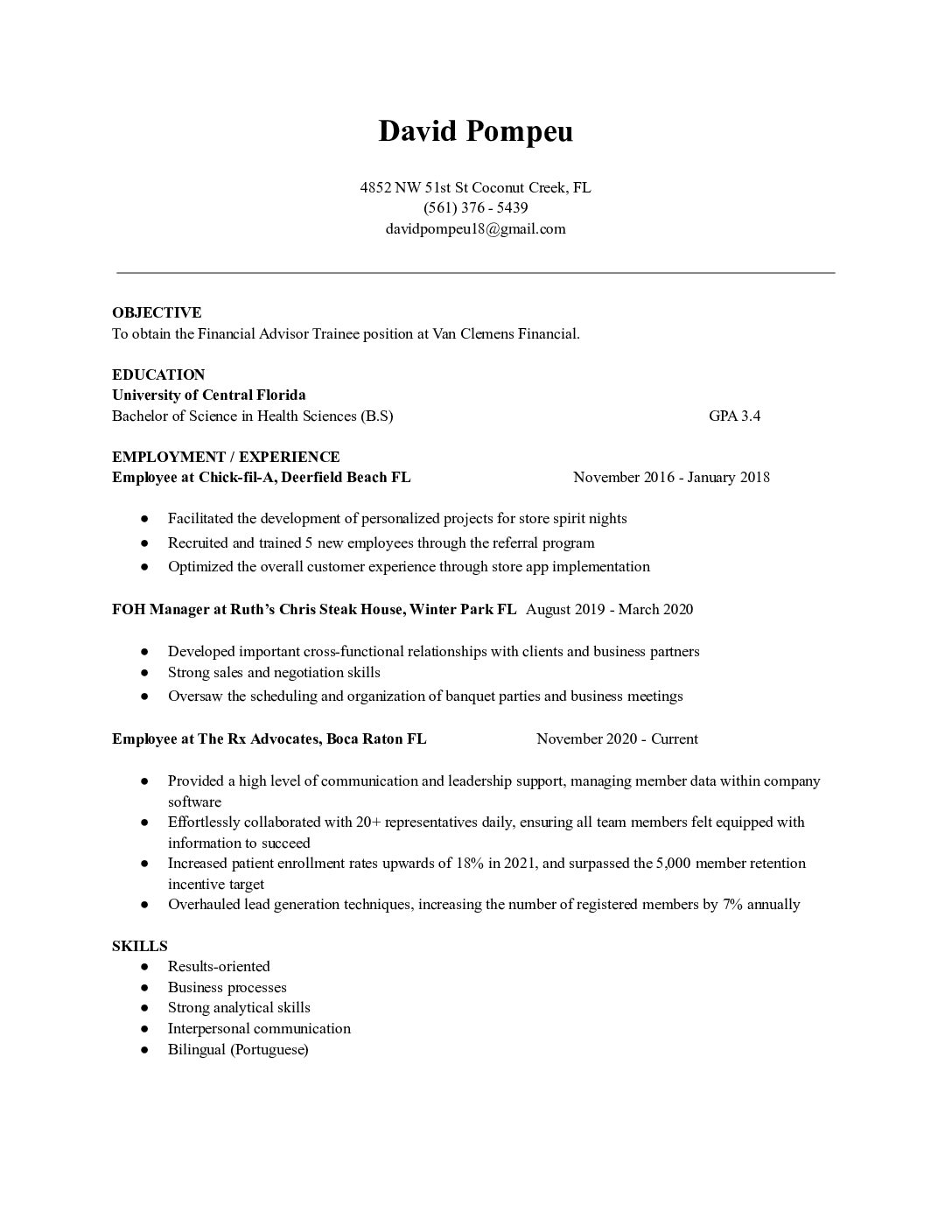 David Guilherme P. | Ace Models