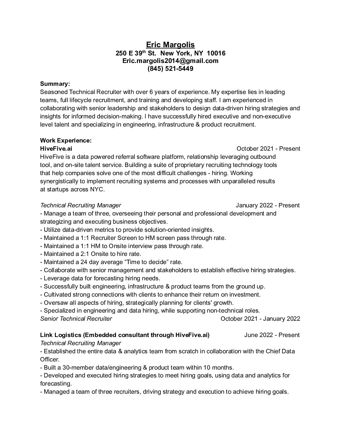 Eric M. | Ace Models