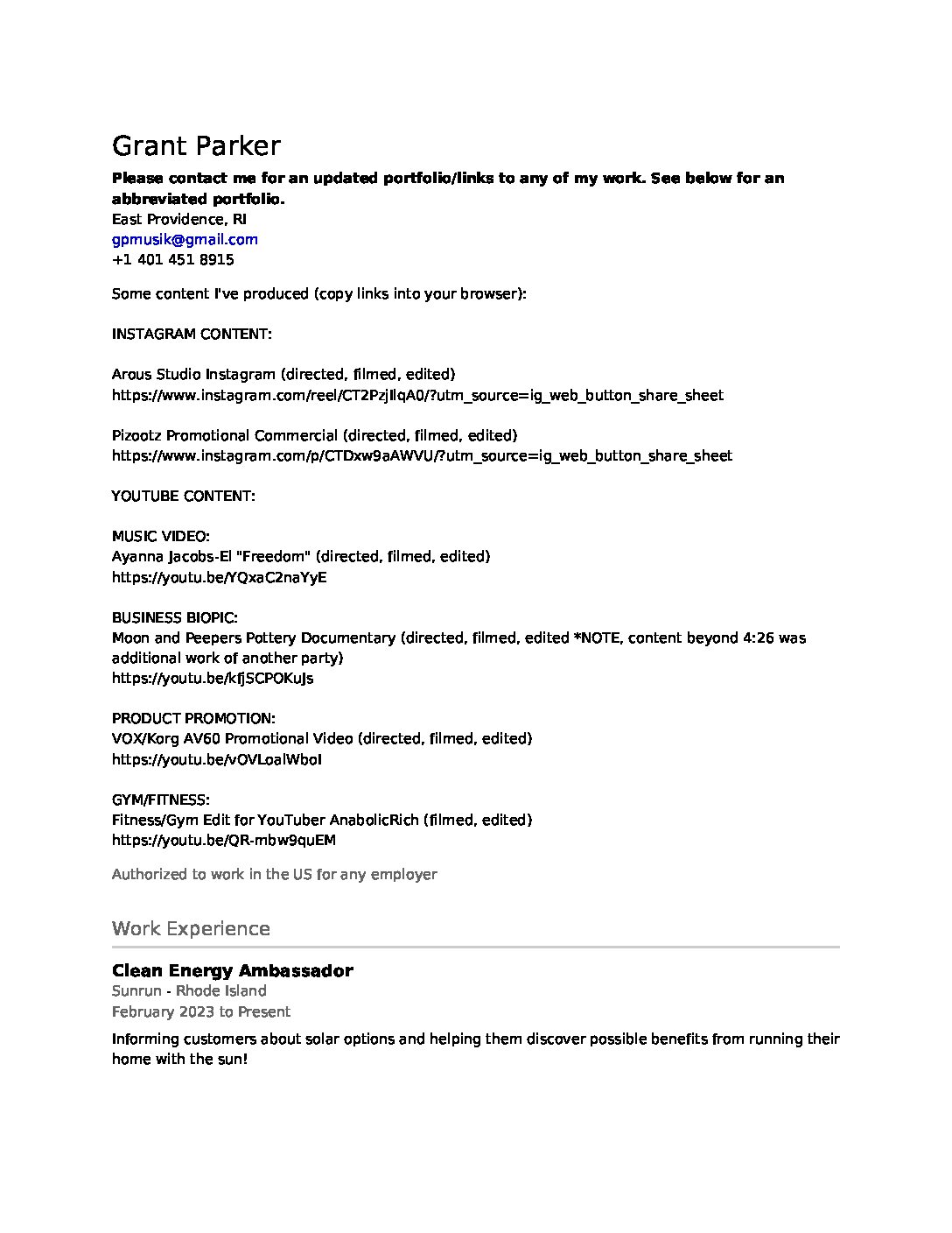 Grant P. | Ace Models