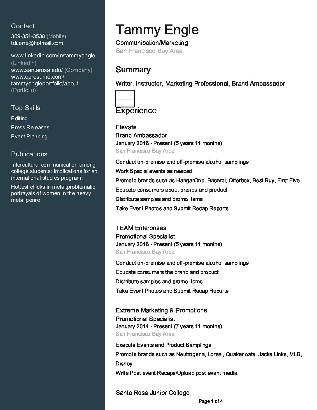 Tammy E. | Ace Models