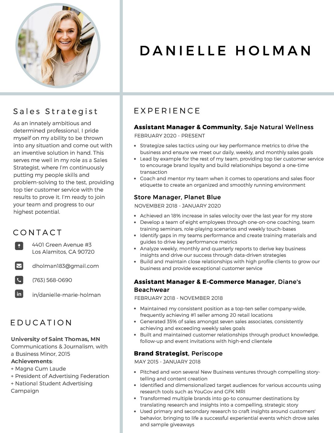 Danielle H. | Ace Models